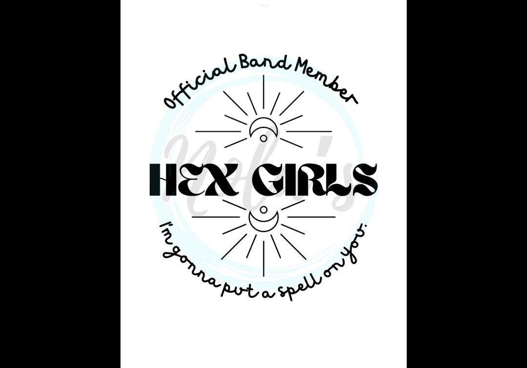 Hex Girls Band Member SVG - Etsy