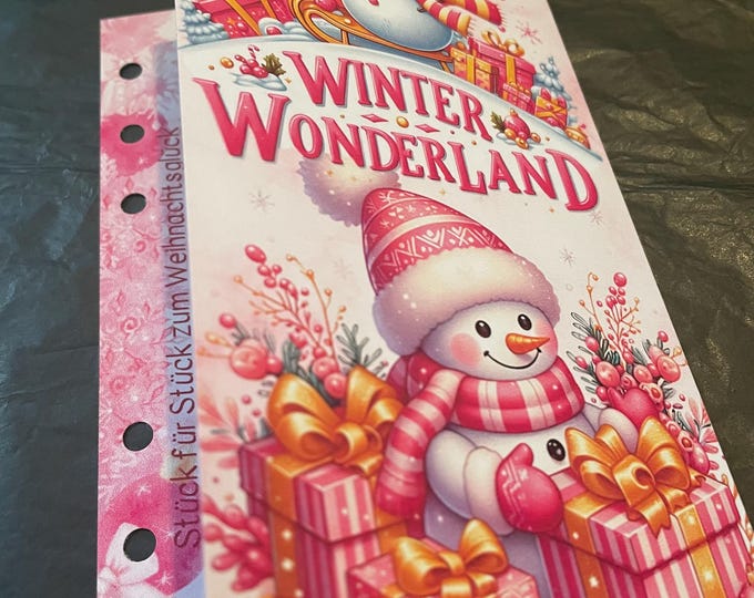 Savings Game Winter Wonderland, Snowman, Folding Card, Scratch ...