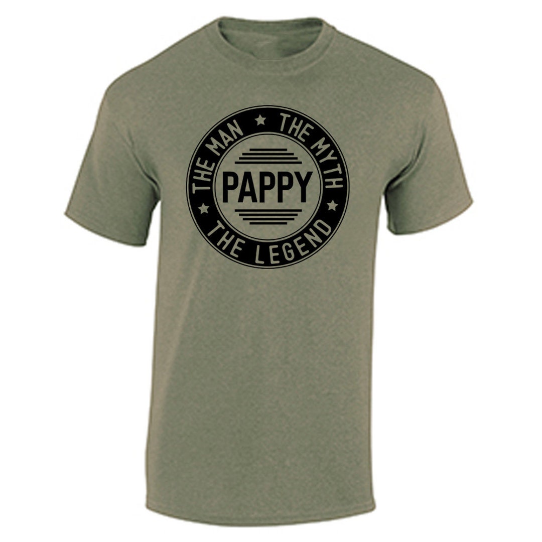 Pappy Shirt - Pappy the Man the Myth the Legend Shirt - Gift for Pappy ...