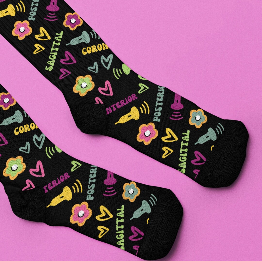 Ultrasound Tech Socks, Sonographer Socks, Sonography Gifts, Sonographer ...