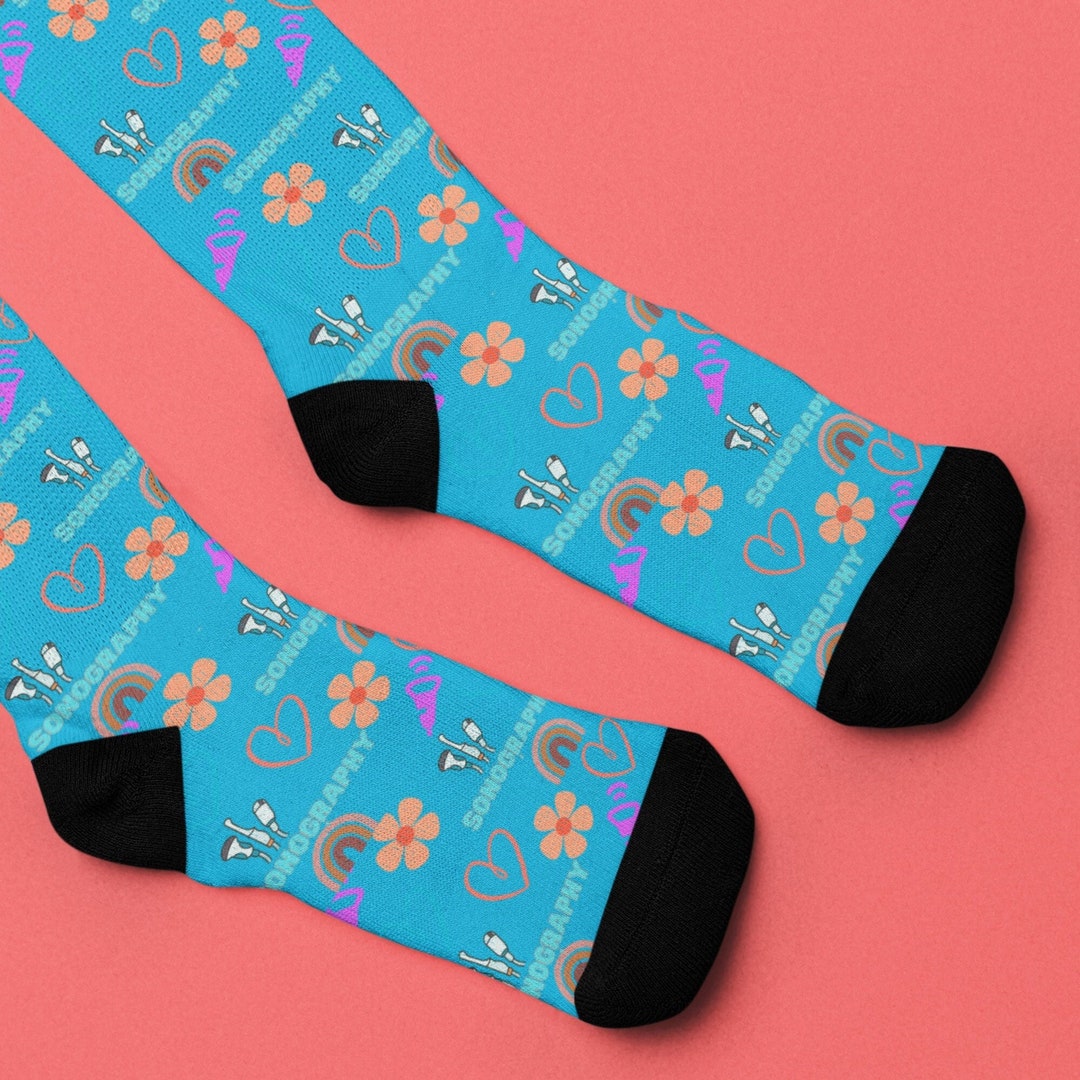 Sonographer Gifts, Ultrasound Tech Socks, Sonographer Socks, Sonography ...