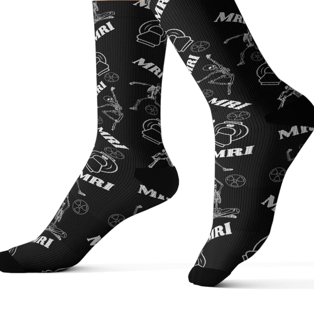 MRI Tech Socks: Radiology Skeleton Gift for Hospital Staff - Etsy