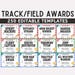 Editable Track & Field Award Certificates: Printable Sports Runner ...