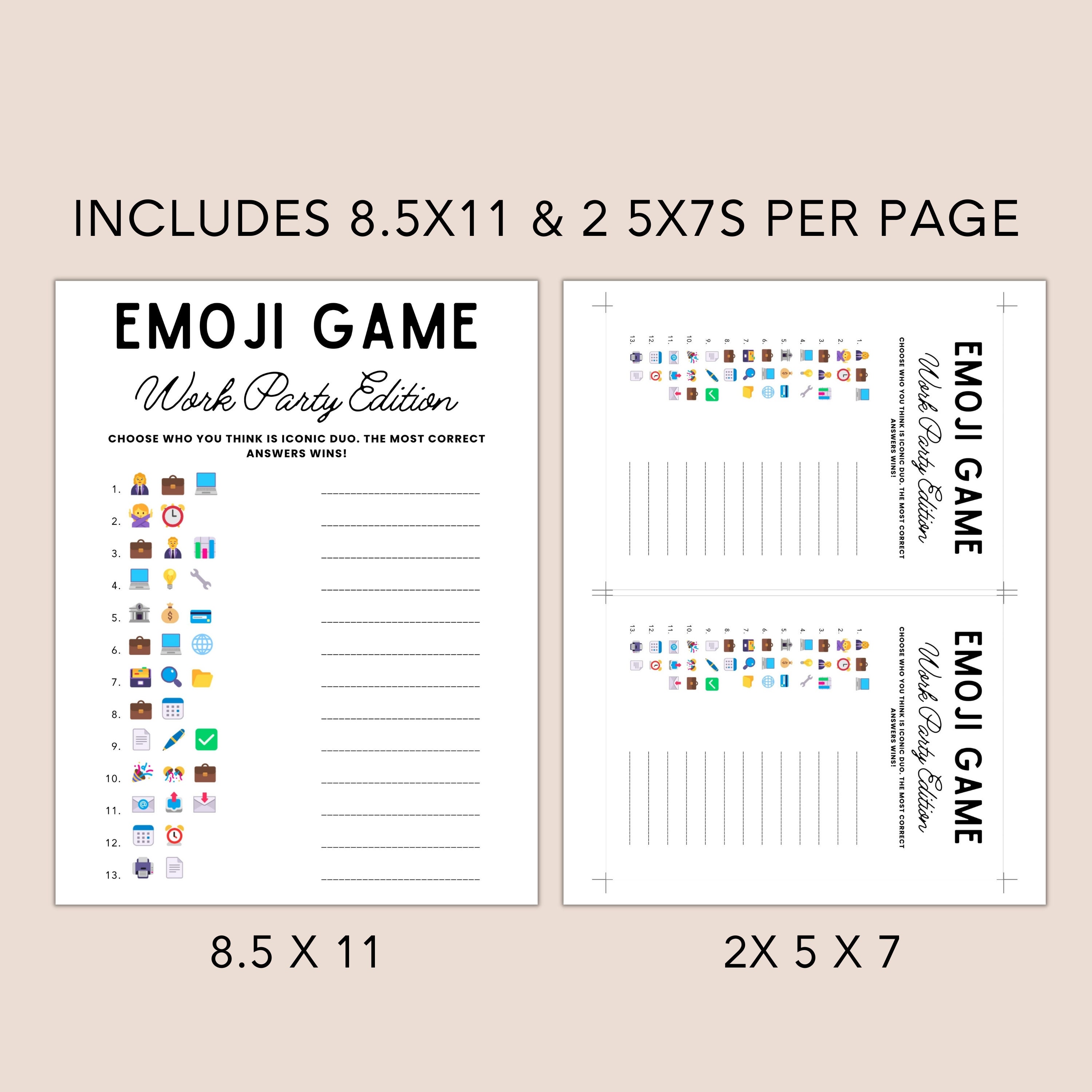 Editable Work Party Games Bundle: 34 Printable Team Activities (canva ...