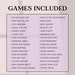 Engagement Party Games Bundle, Editable Engagement Games, Proposal ...