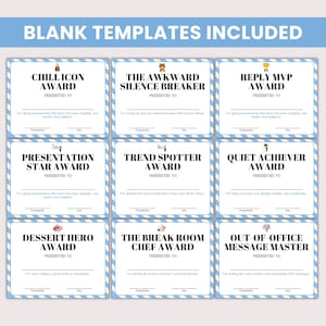 Editable Office Award Certificates: Funny Employee Awards (canva ...