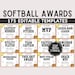 Editable Softball Award Certificate Template Softball Team Award ...