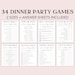 Printable Dinner Party Games: 34 Editable Games (digital Download) - Etsy