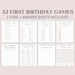 Editable First Birthday Games Bundle: 32 Party Games (canva) - Etsy