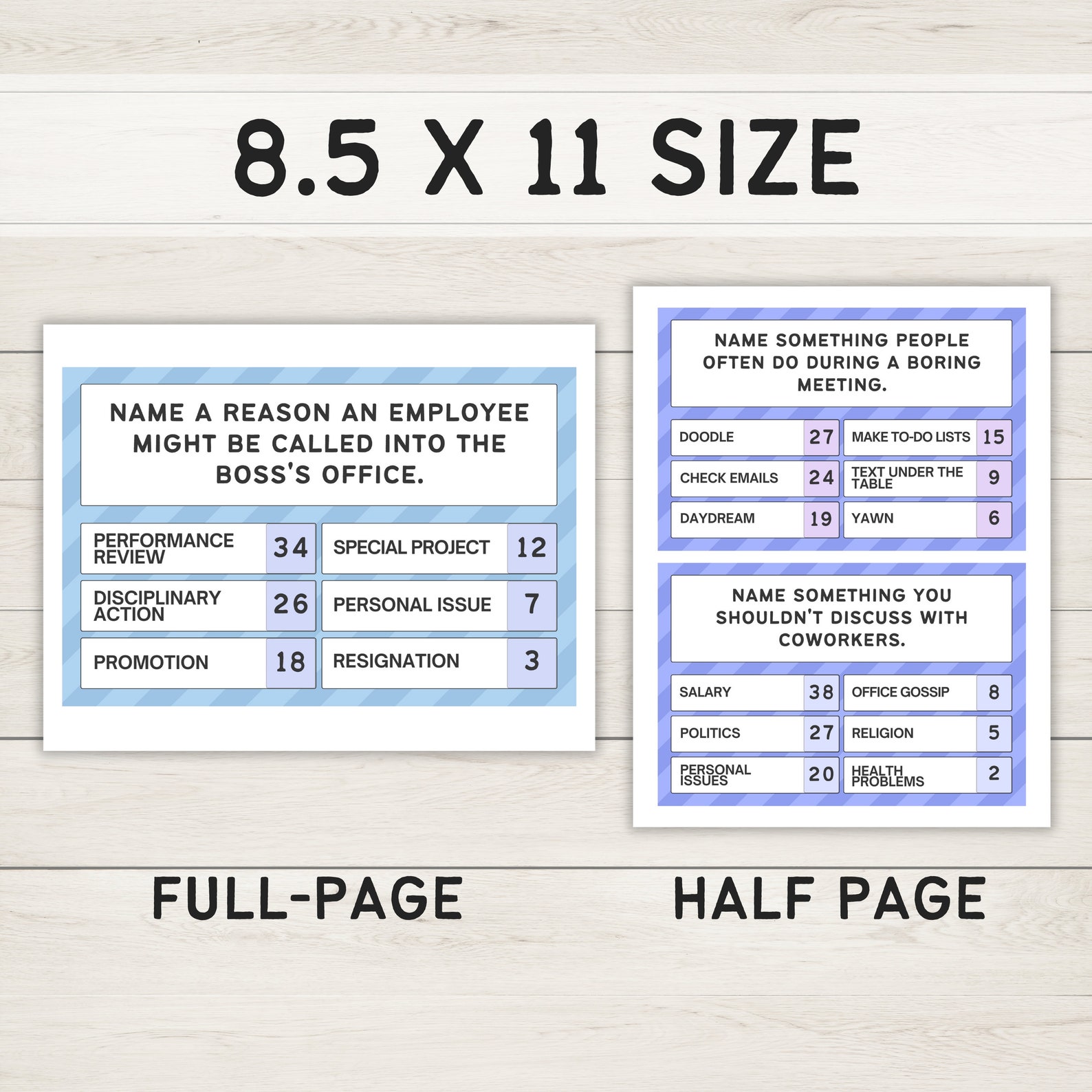 Office Friendly Feud, Office Games, Office Family Feud, Work Party ...