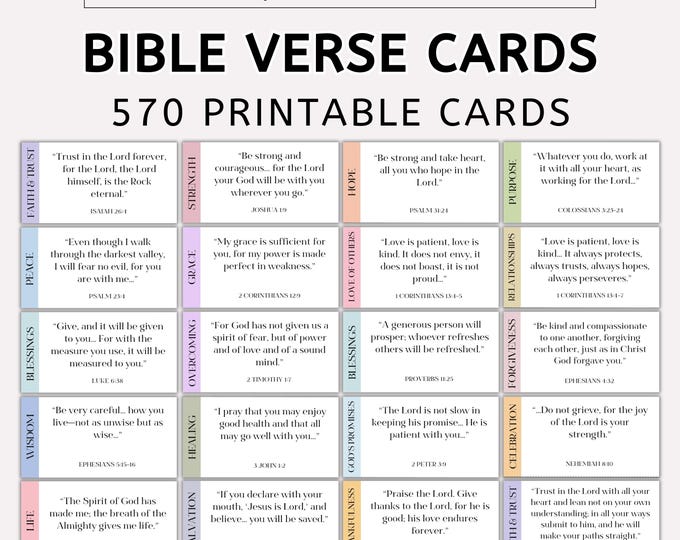 Scripture Alphabet Flash Cards|bible Learning for Kids|memory Verse ...