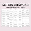 100 Charades Phrases | Printable Charades Game | Family Charades Game ...