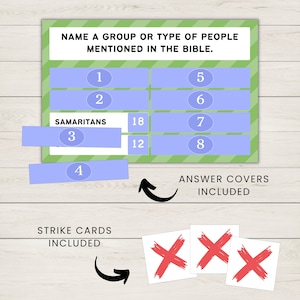 Bible Friendly Feud, Bible Games, Church Family Feud, Bible Family Feud ...