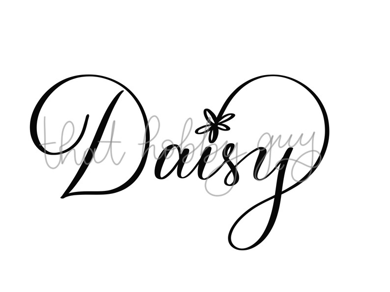 Daisy PNG handwritten - Etsy