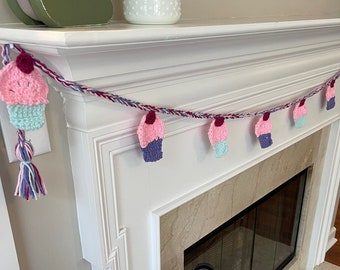 Cupcake Party Garlands Cupcake Garlands 6 Ft Cupcake Strand - Etsy