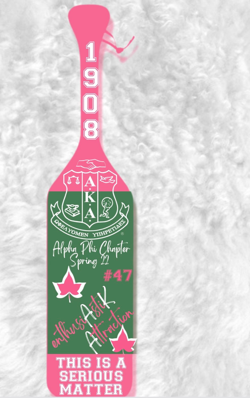 AKA Paddle, Personalized Sorority Paddle, Customized Paddle, Sorority ...