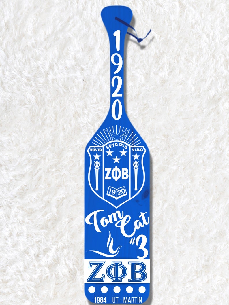 Zeta Paddle, Personalized Sorority Paddle, Customized Paddle, Sorority ...