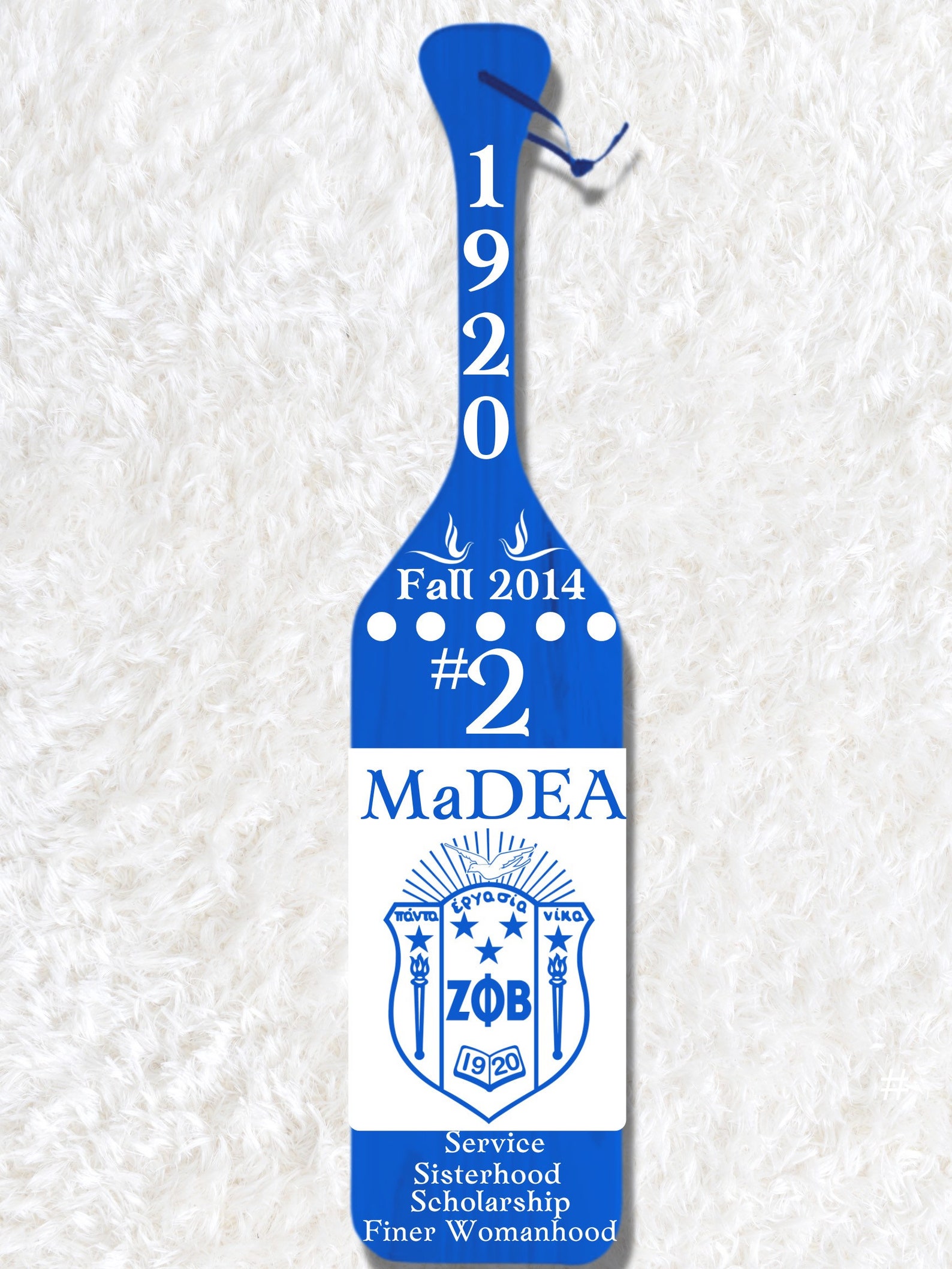 Zeta Paddle, Personalized Sorority Paddle, Customized Paddle, Sorority ...