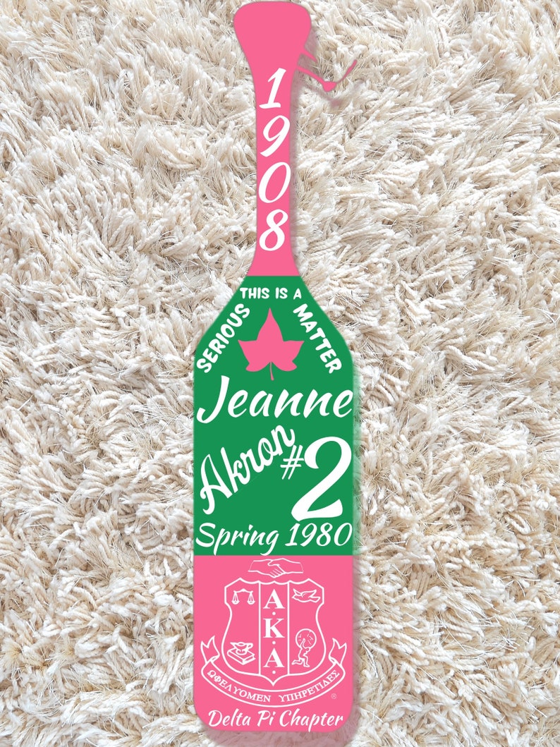 AKA Paddle, Personalized Sorority Paddle, Customized Paddle, Sorority ...