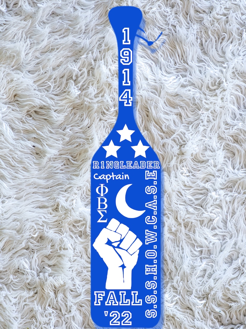Custom Sorority/fraternity/organization Paddle, Personalized Paddle ...