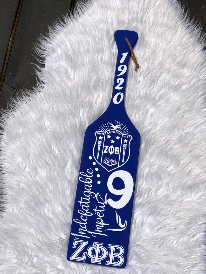Zeta Paddle, Personalized Sorority Paddle, Customized Paddle, Sorority ...