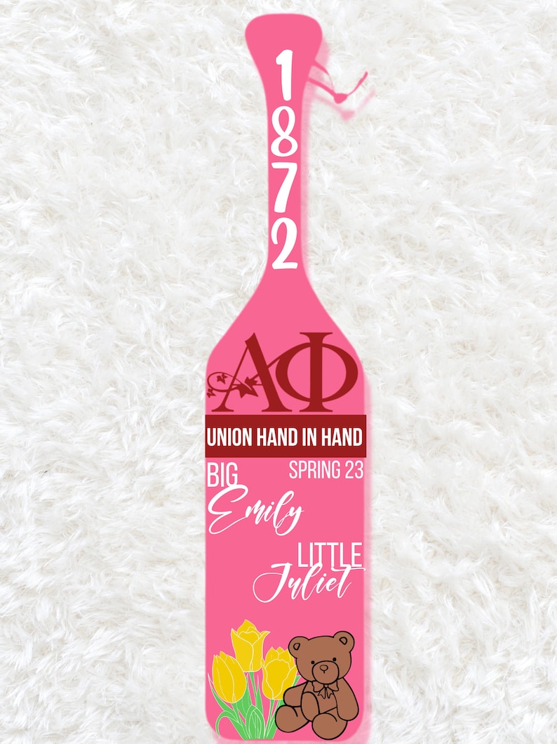 Custom Sorority/fraternity/organization Paddle, Personalized Paddle ...