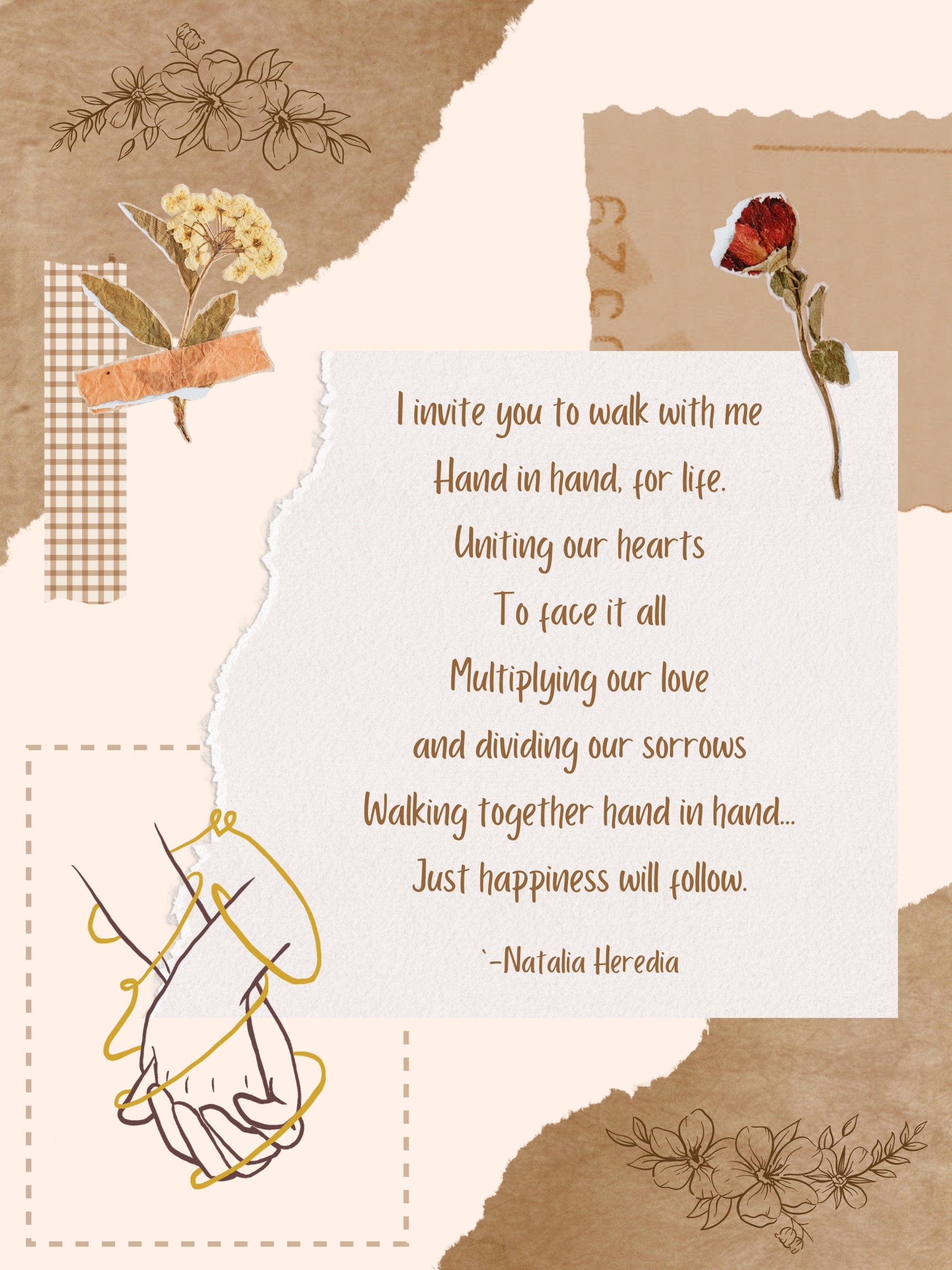 Walk With Me Poem, Art Poem, Downloadable Print Poem, Love Poem ...