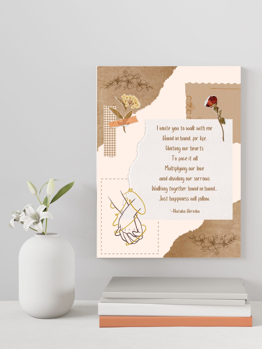 Walk With Me Poem, Art Poem, Downloadable Print Poem, Love Poem ...