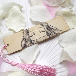 Nezuko Bookmark - Demon Slayer Bookmark - Anime Bookmark - Anime Gifts ...