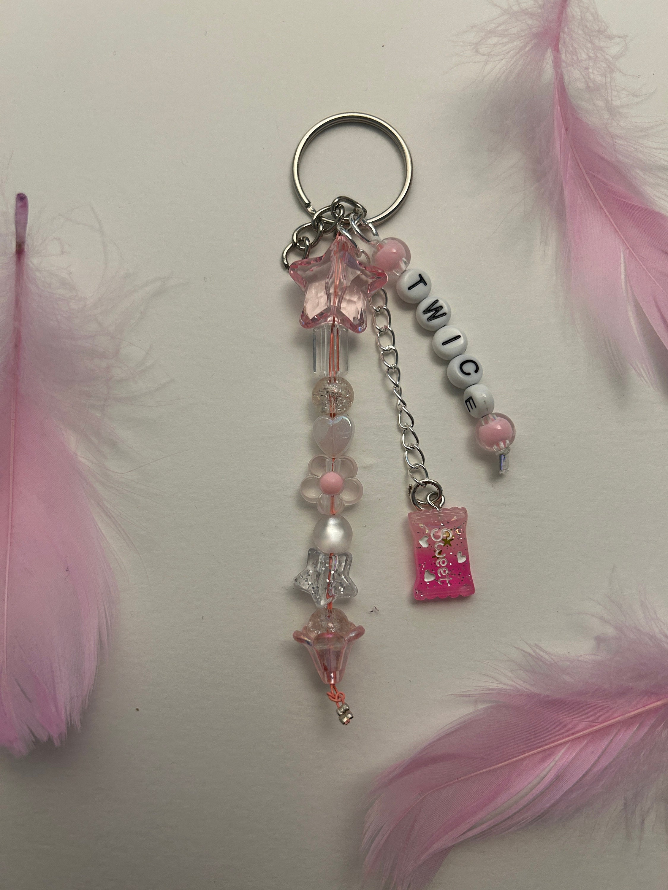 Twice Kpop Keychain Custom Bead Tzuyu Sana Jihyo Tzuyu Momo Dahyun ...