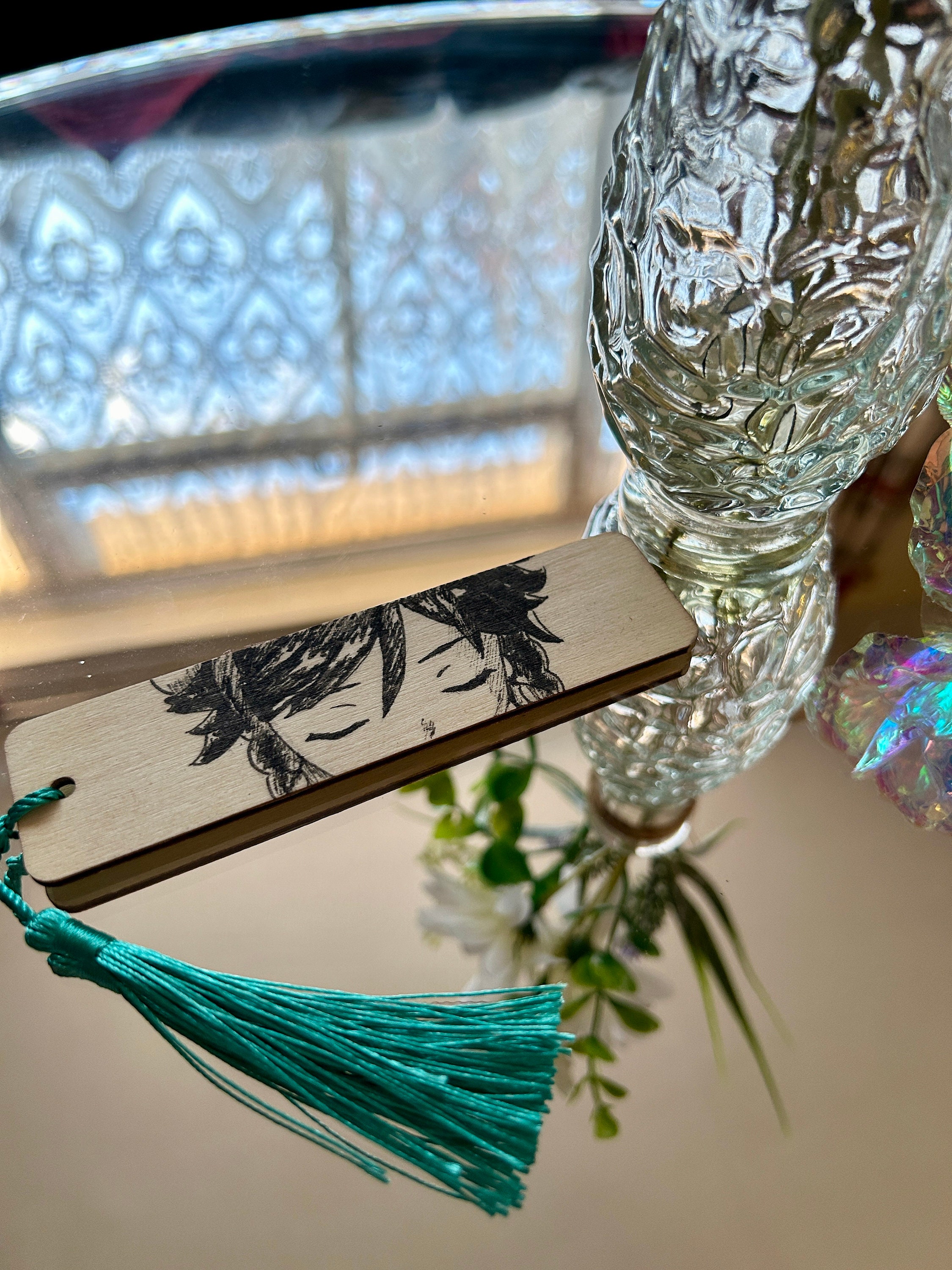 Custom Genshin Impact Wooden Ink Bookmark Handmade Xiao - Etsy