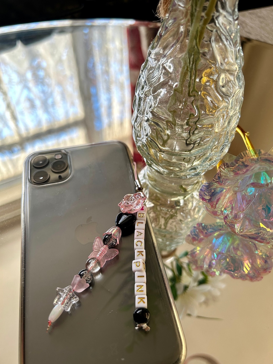 Blackpink Phone Charm Strap pink Ver Handmade - Etsy