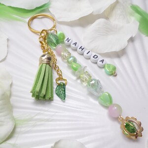 Nahida Genshin Keychain - Genshin Impacts - Genshin Gaming - Genshin Merch - Genshin Gift ...