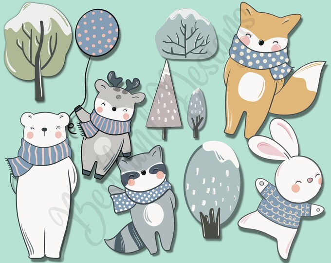 Cute Fall Fox PNG. Fox Clip Art. Woodland Fox Clipart. Fall Watercolor ...