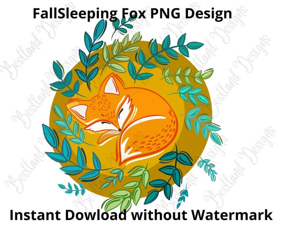 Cute Fall Fox PNG. Fox Clip Art. Woodland Fox Clipart. Fall - Etsy ...