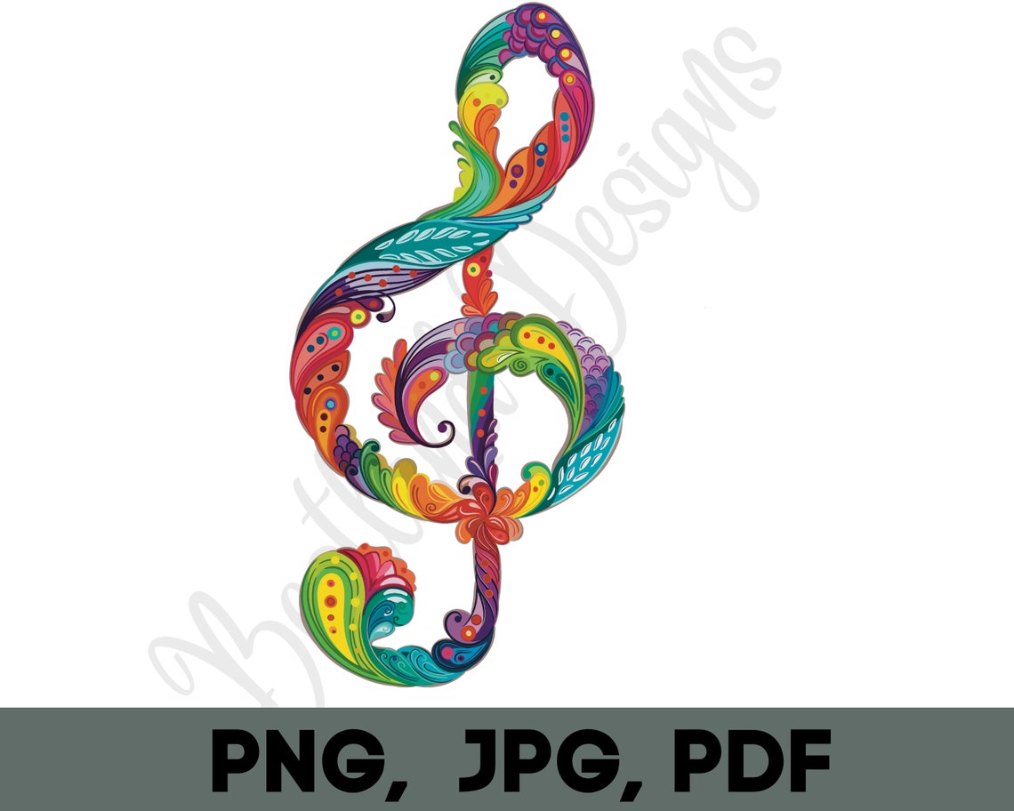 Music Notes PNG Music Symbol Png Music Notes Clipart Music - Etsy