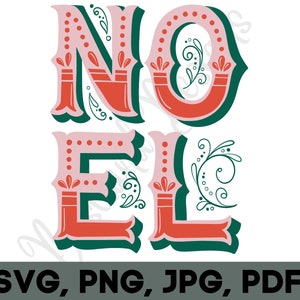 Pink Emerald Noel Png, Noel SVG, French Christmas Png, Decoration Noel ...