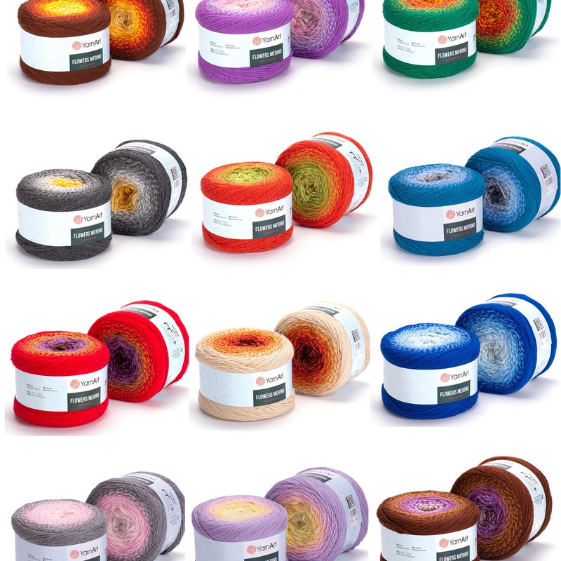 Gradient Yarn Cakes - Etsy