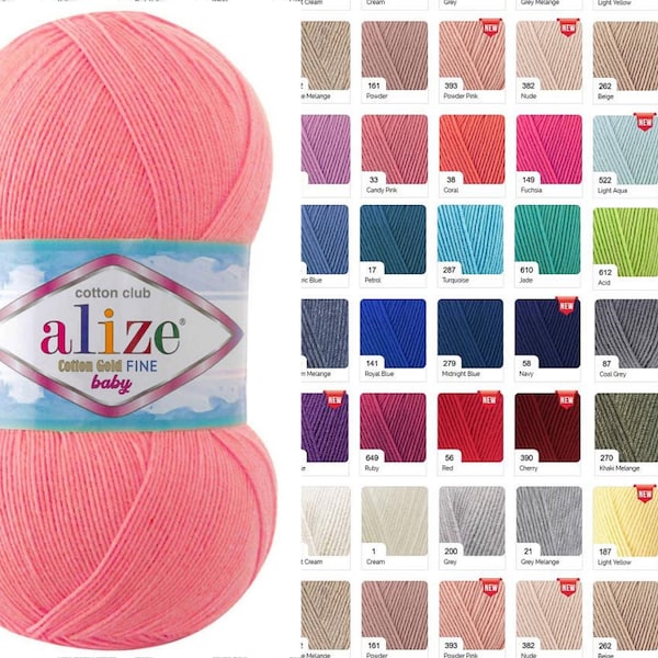 Alize Cotton Gold Yarn - Etsy