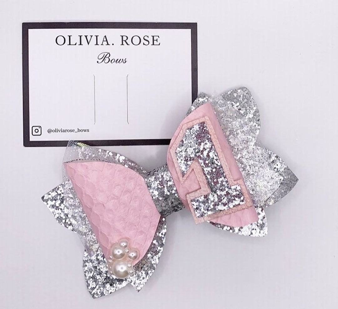 Birthday Girl Personalised Number Hair Bow Birthday Hair Bows - Etsy