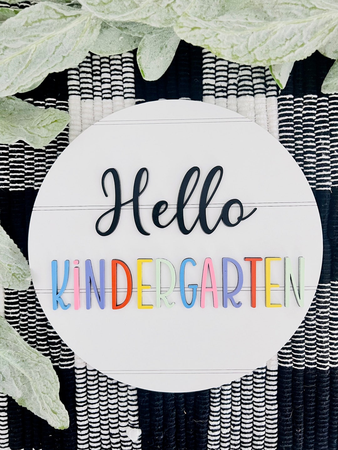 First Day of School Sign, First and Last Day of School Reversible Photo ...