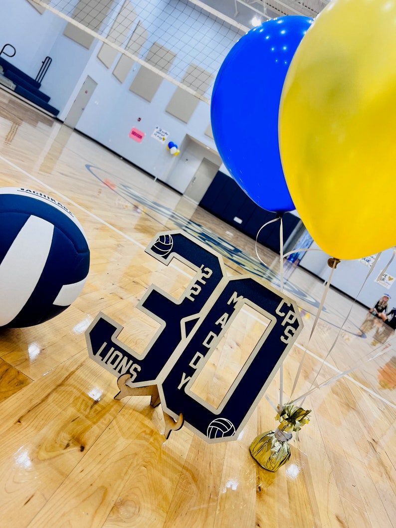 Custom Senior Athlete Number Sports Number Wood Cutout - Etsy