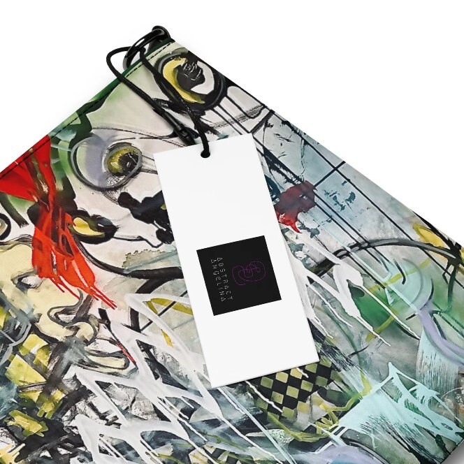 Abstract Crossbody Bag Handmade Colorful Boho Crossbody Bag Faux ...