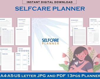 Printable Self Care Checklist, Self Care Journal, Mental Health ...