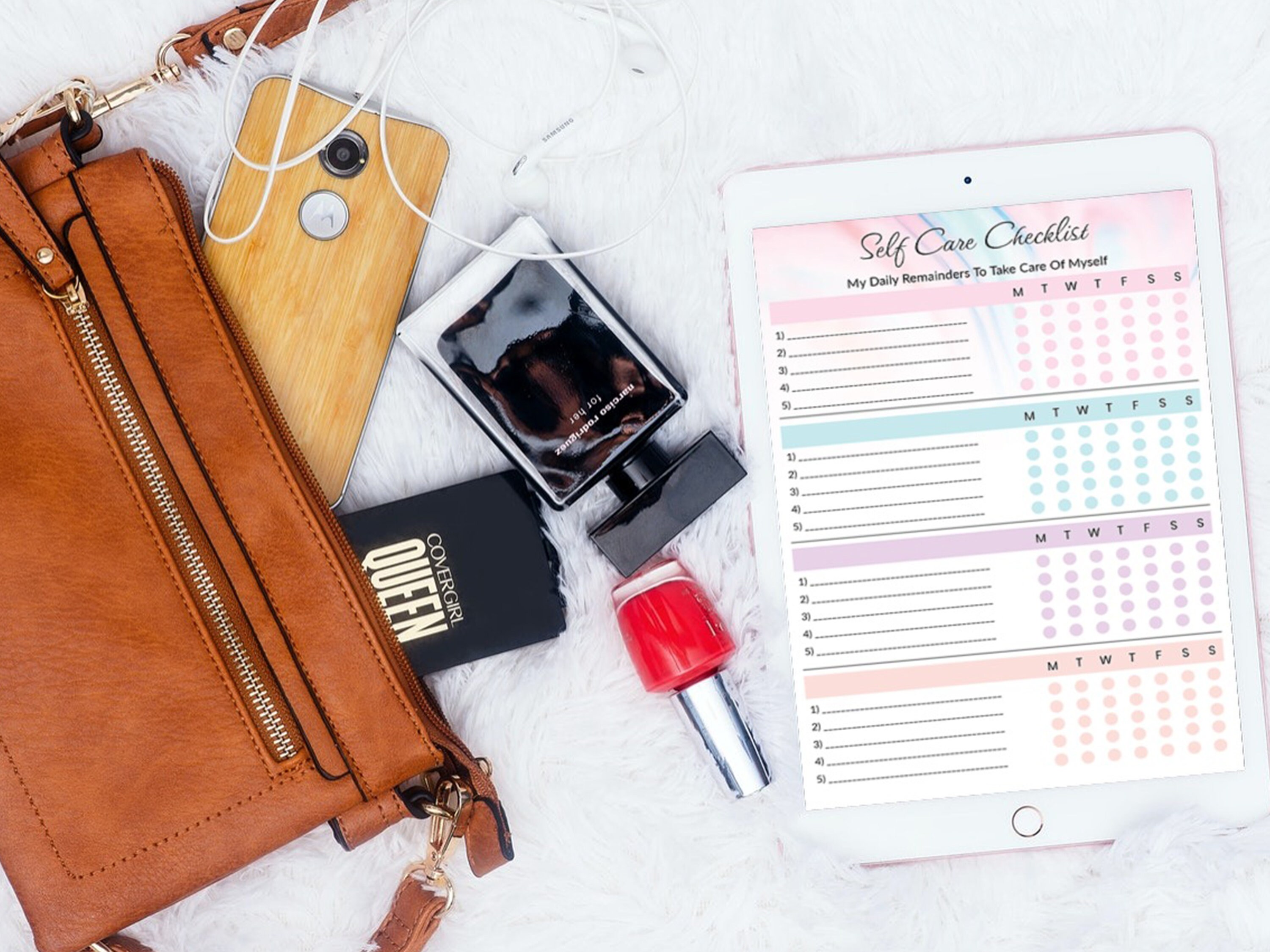 Printable Self Care Checklist, Self Care Journal, Mental Health ...