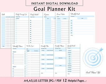 The Ultimate Goal Planning Workbook Self Development Better Life ...