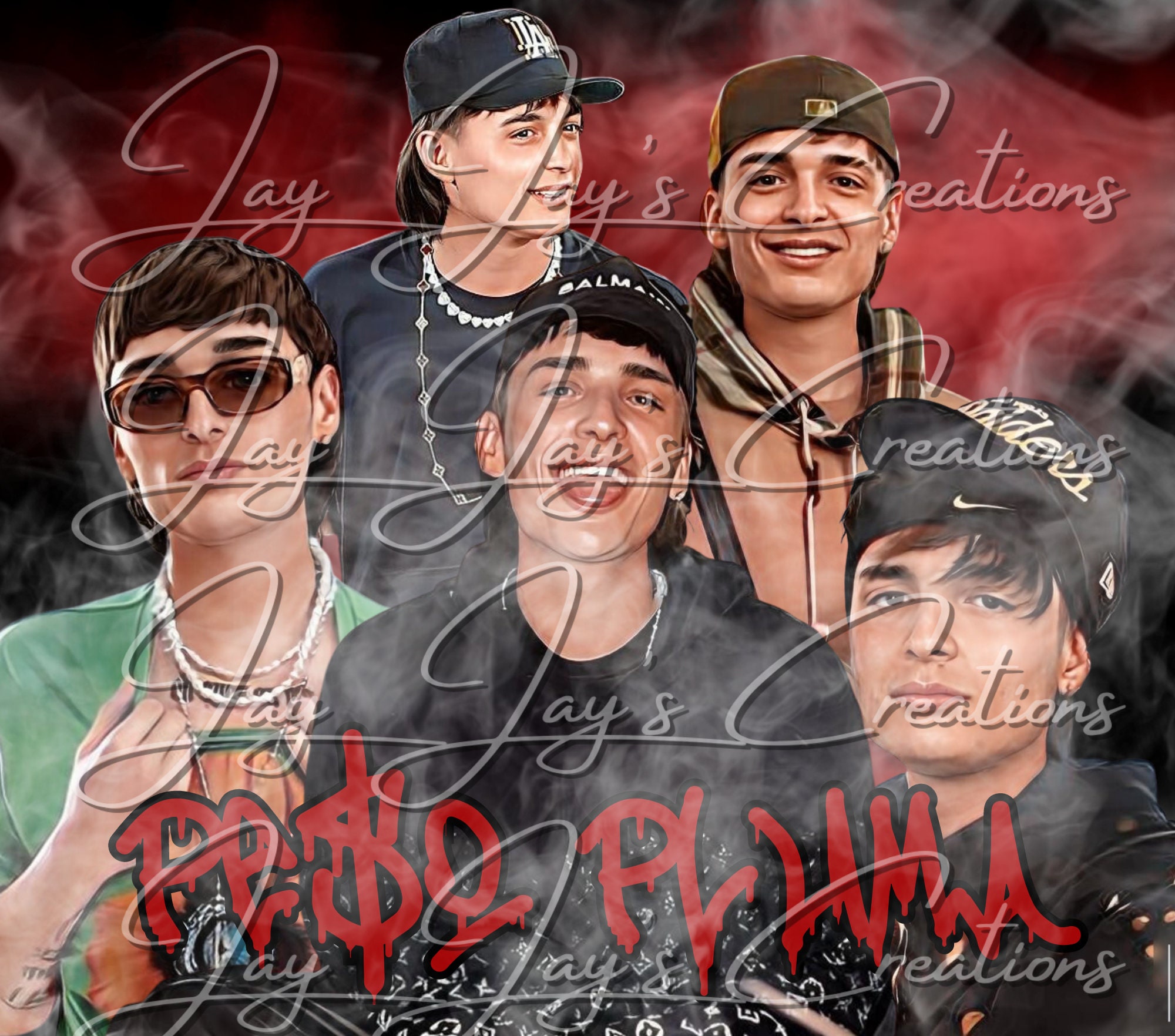 Peso Pluma 20 Oz Tumbler Wrap Peso Pluma Tumbler Wrap PNG - Etsy Singapore