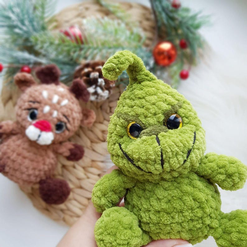 Crochet Christmas Set Patterns - Amigurumi Christmas Set – Green ...