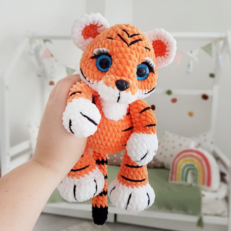 Crochet Pattern Tiger PDF Tutorial Amigurumi Tiger Plush - Etsy