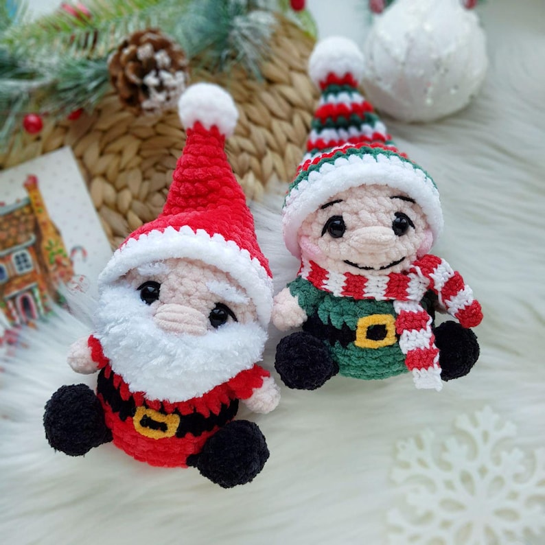 Crochet Christmas Set Patterns - Amigurumi Christmas Set – Green ...